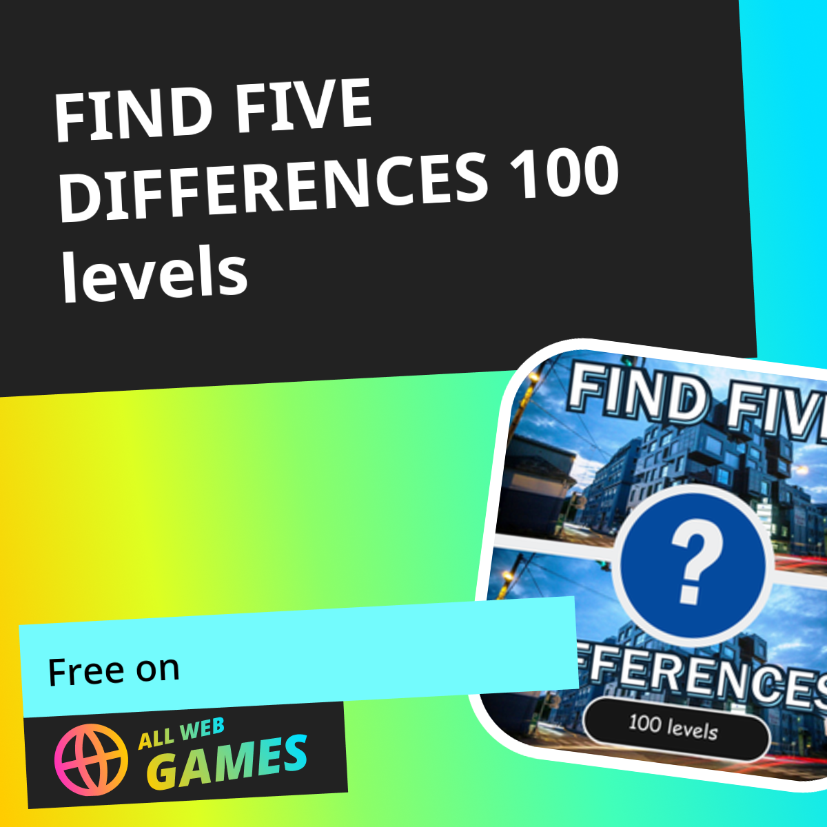 FIND FIVE DIFFERENCES 100 levels (by Naumoff Games): Play Online For ...