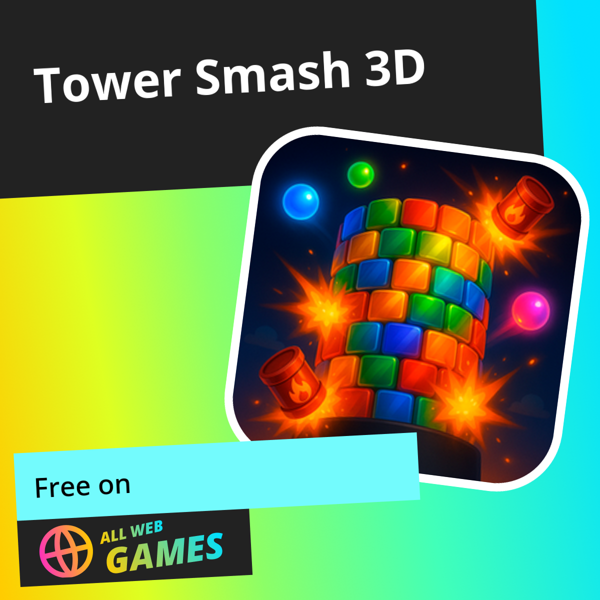 Tower Smash 3D (by k0reshov): Play Online For Free On AllWebGames