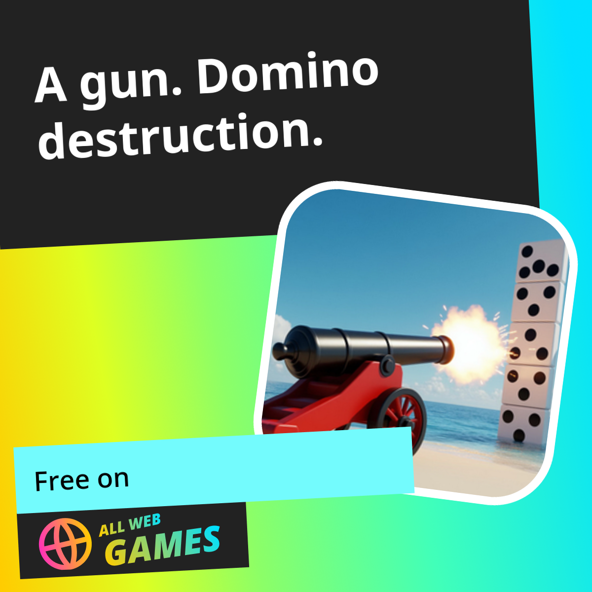 A gun. Domino destruction. (by AlekseyN): Play Online For Free On ...