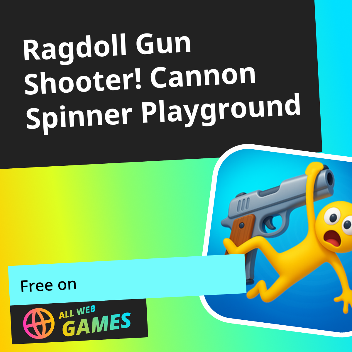 Ragdoll Gun Shooter! Cannon Spinner Playground (by Eccentric): Play ...