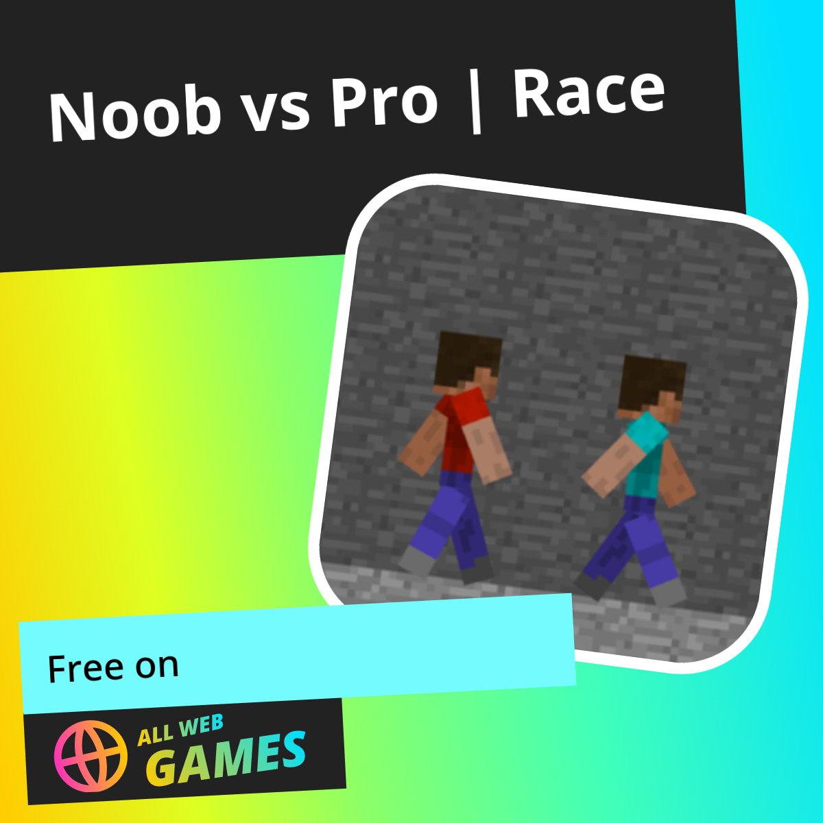 Noob vs Pro | Race (by Desmond Games): Play Online For Free On AllWebGames