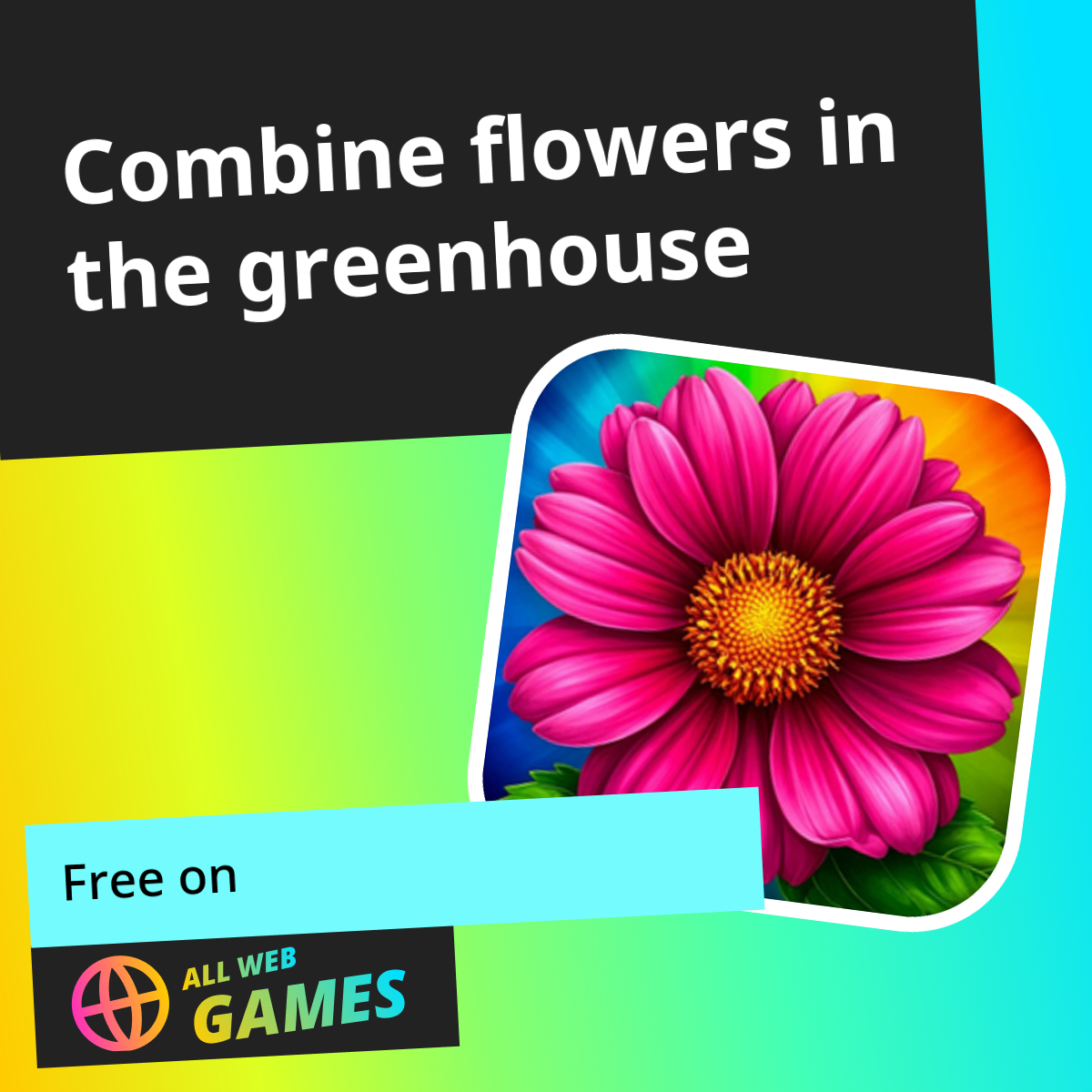 Combine flowers in the greenhouse: Play Online For Free On AllWebGames