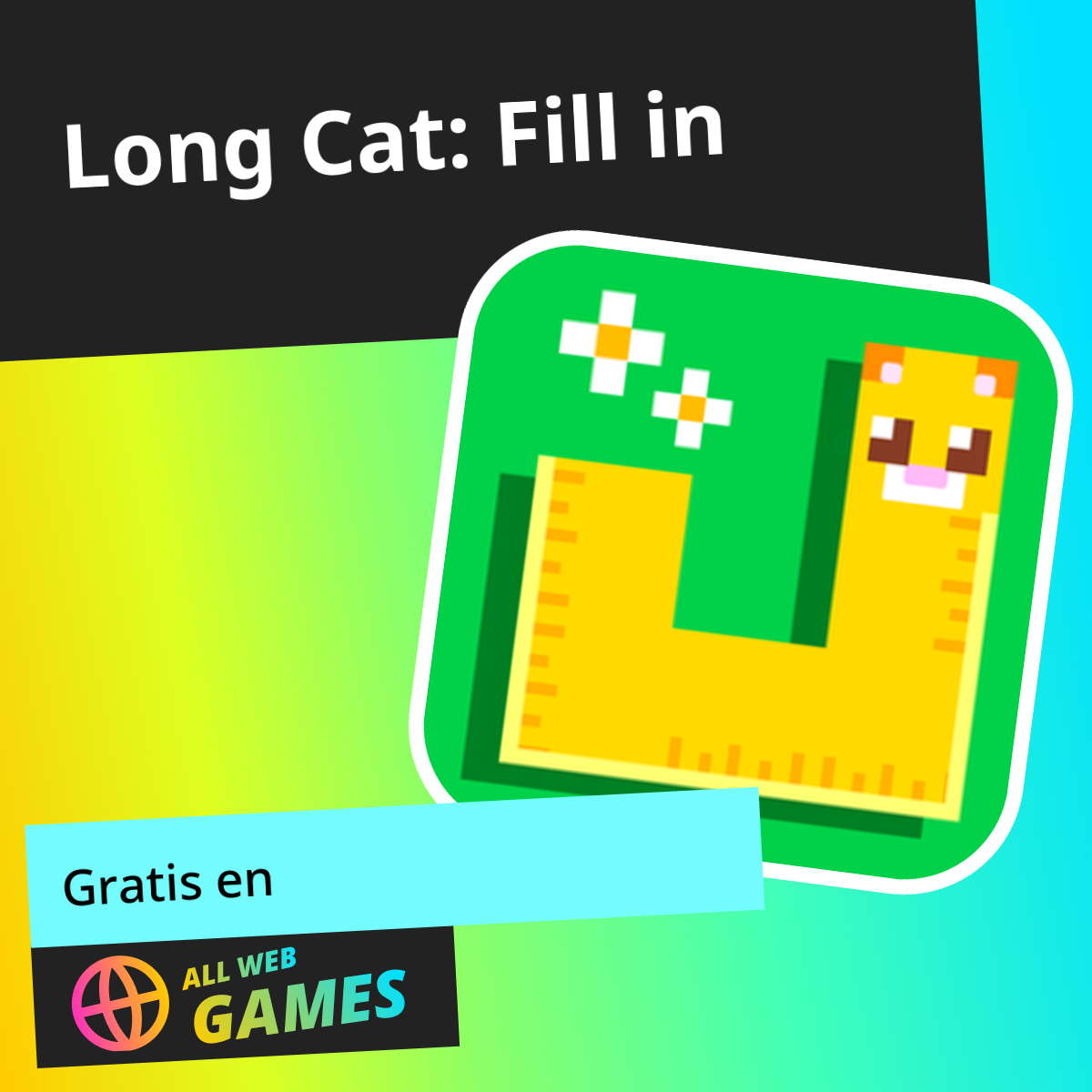 Long Cat: Fill in (de Pixel Play): Juega gratis en línea en AllWebGames