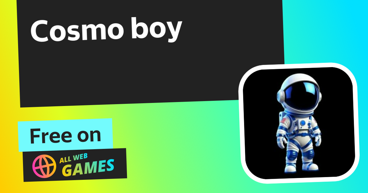 Cosmo boy (per Hetag): Jugar En Línia De Forma Gratuïta AllWebGames