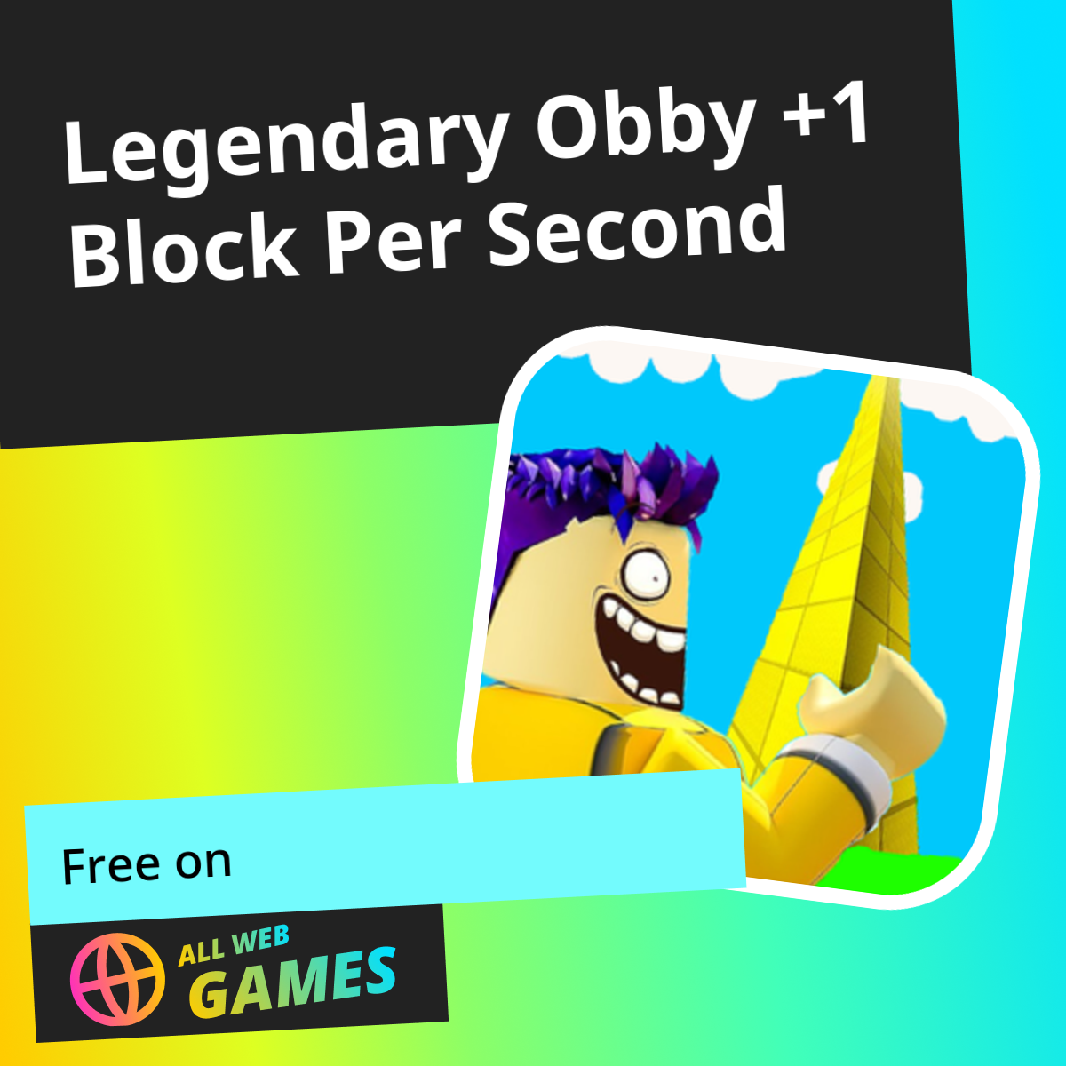 Legendary Obby +1 Block Per Second (by Valek): Play Online For Free On ...