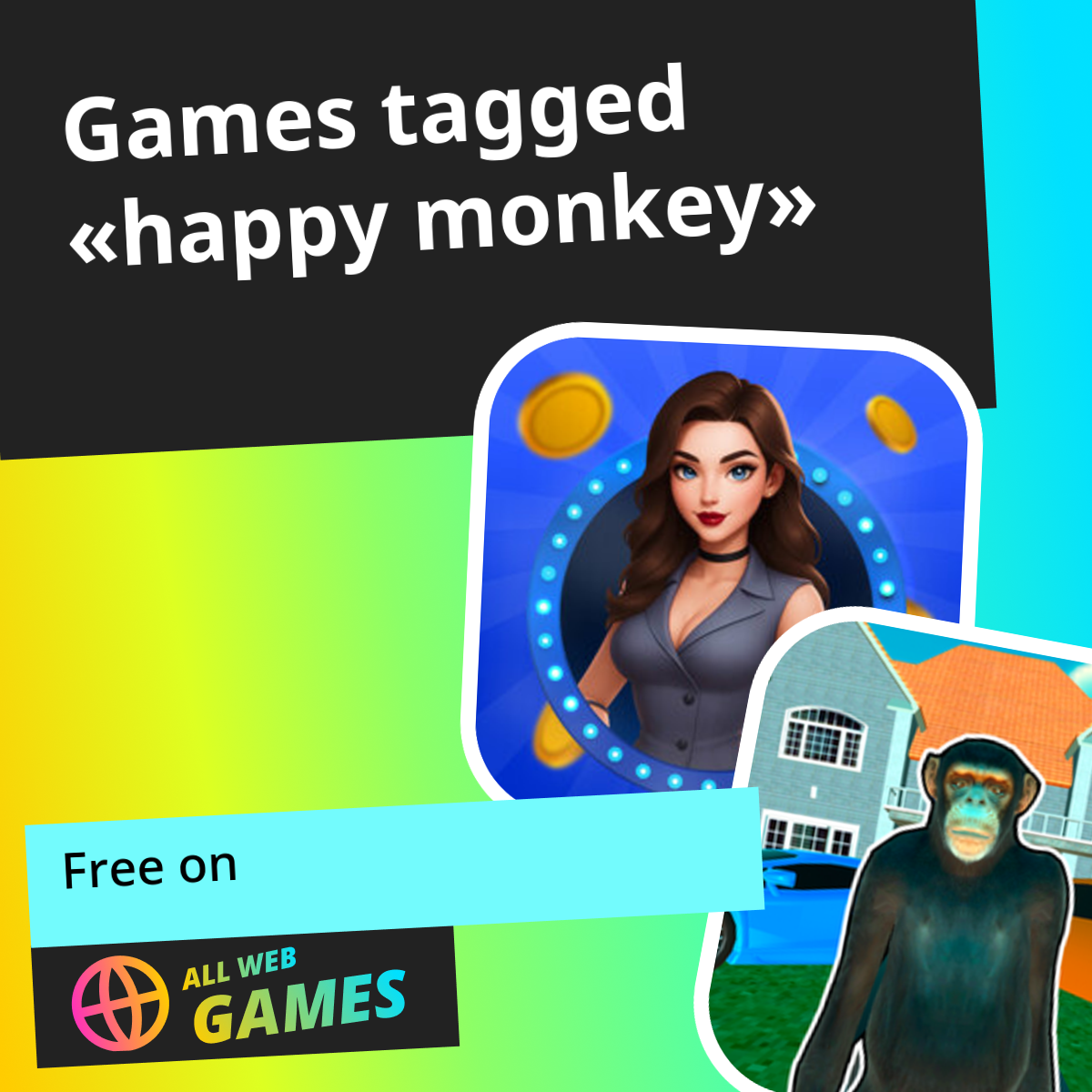 Happy monkey Games - Play Online for Free on AllWebGames