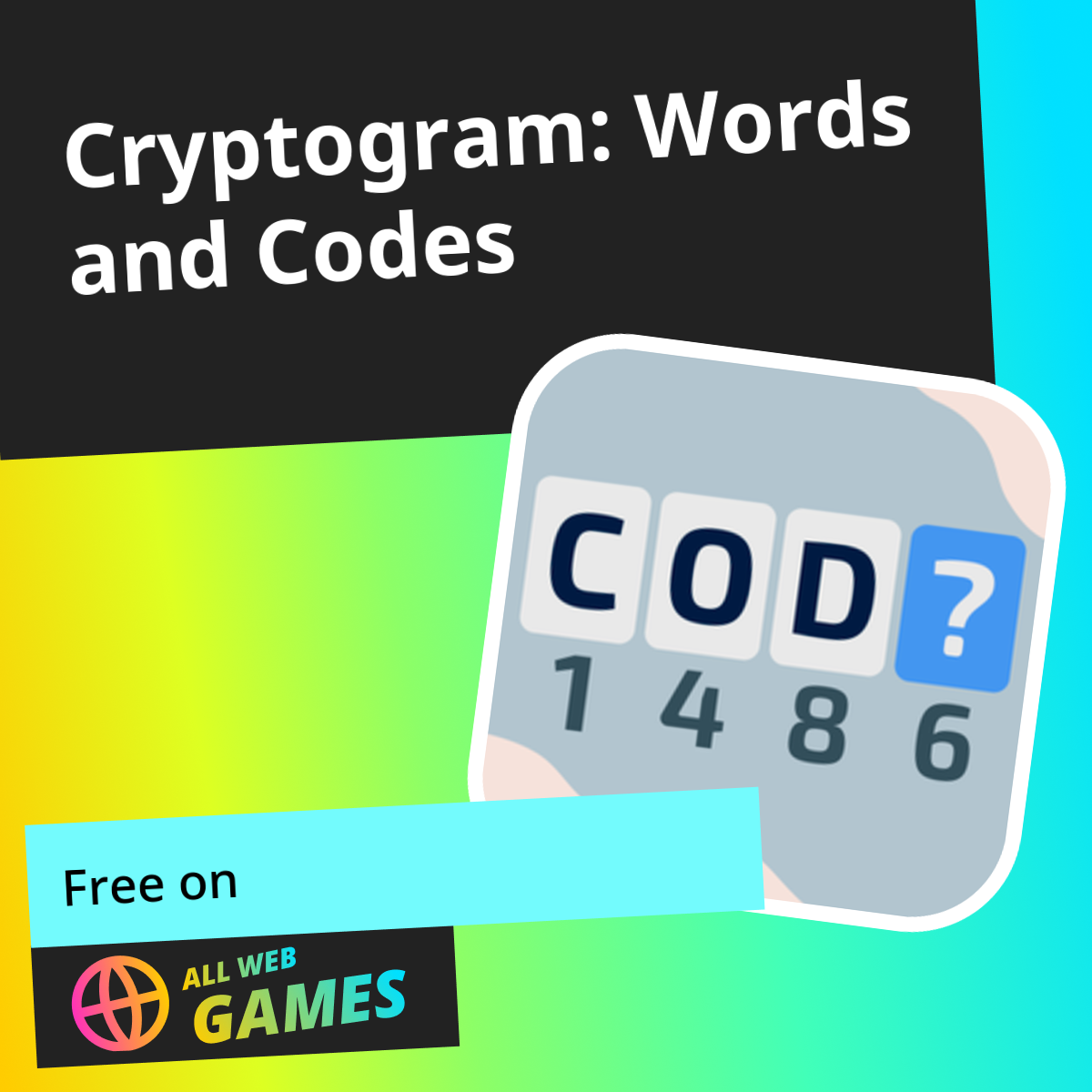 Cryptogram: Words and Codes (by Just Tap Studio): Play Online For Free On AllWebGames