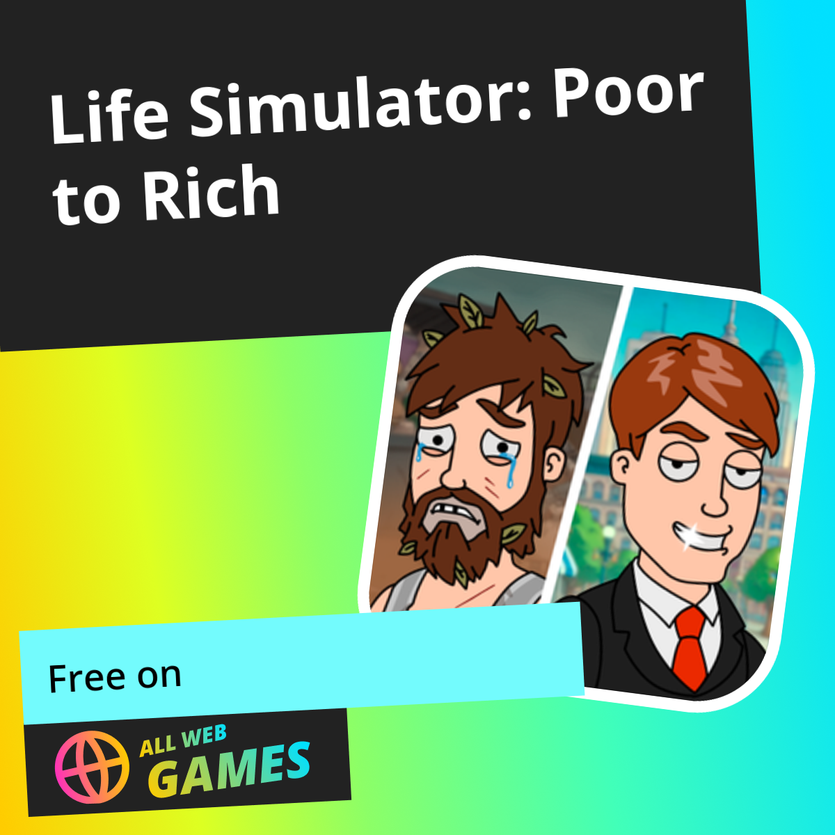 Life Simulator: Poor to Rich (by Evil Goose Games): Play Online For ...