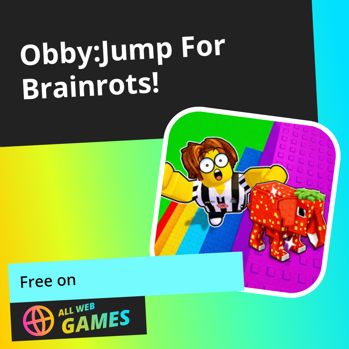 Obby:Jump For Brainrots!: Play Online For Free On AllWebGames