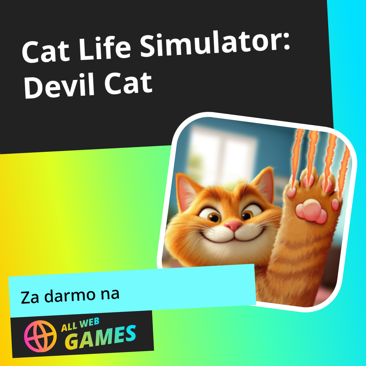 Cat Life Simulator: Devil Cat (autorstwa CyberNex Studios): Graj online ...