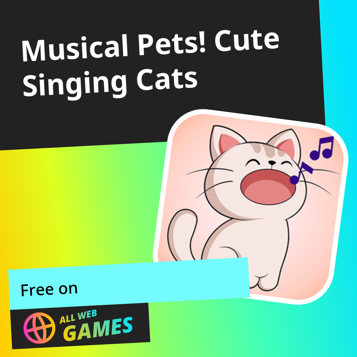 Musical Pets! Cute Singing Cats (by Eccentric Studio): Play Online For Free On AllWebGames
