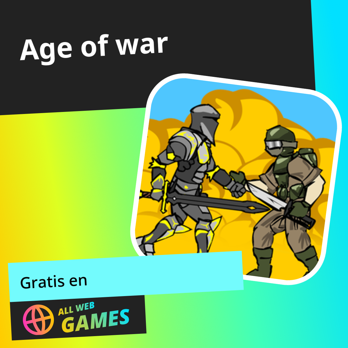 Age of war (de Lamija): Juega gratis en línea en AllWebGames