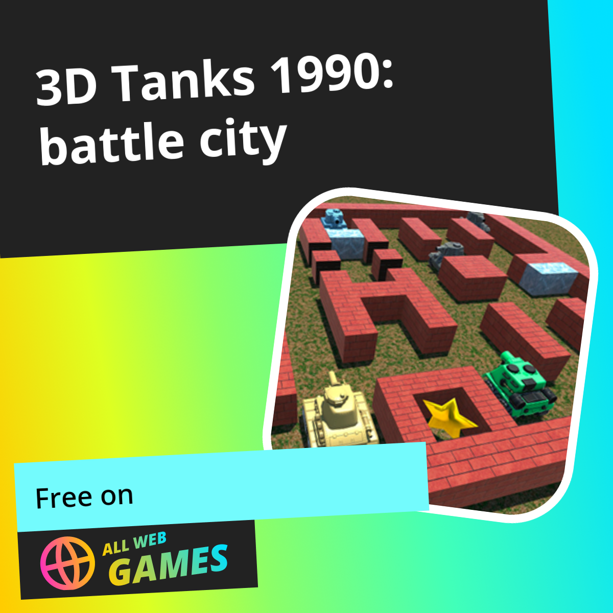 3D Tanks 1990: battle city: Play Online For Free On AllWebGames