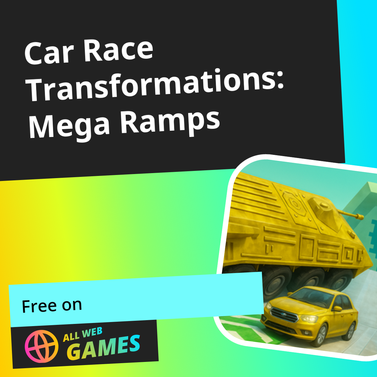 Car Race Transformations: Mega Ramps (by Ushakov Studio): Play Online For Free On AllWebGames