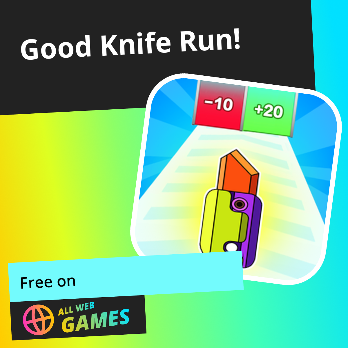 Good Knife Run! (by Voodo): Play Online For Free On AllWebGames
