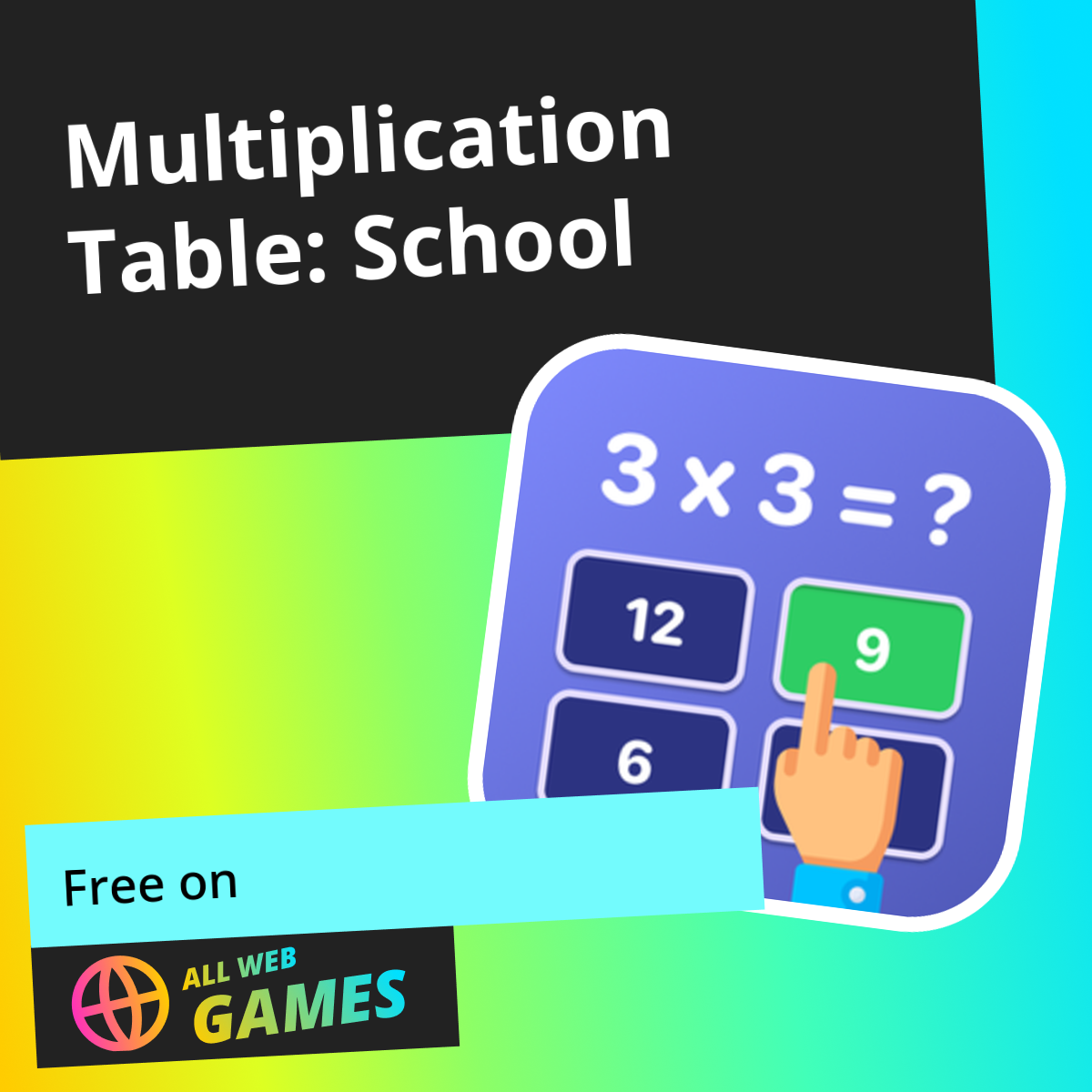 Multiplication Table: School (بواسطة Crona): العب على الإنترنت مجانًا ...