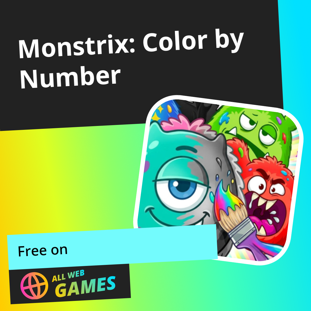 Monstrix: Color by Number: Play Online For Free On AllWebGames