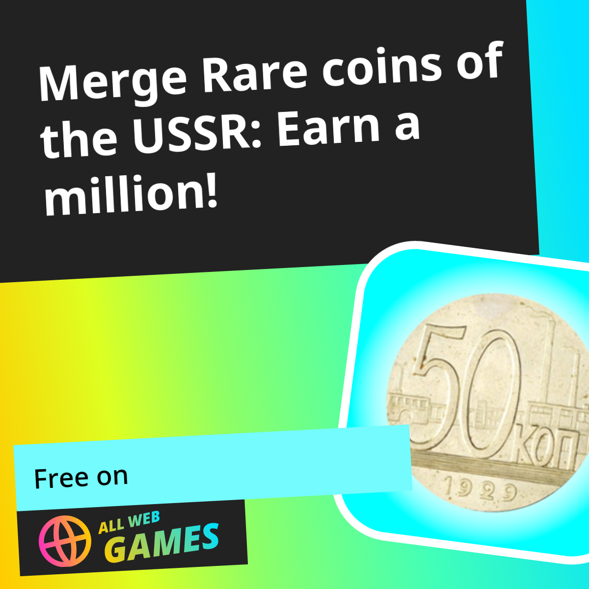Merge Rare coins of the USSR: Earn a million!: Play Online For Free On ...