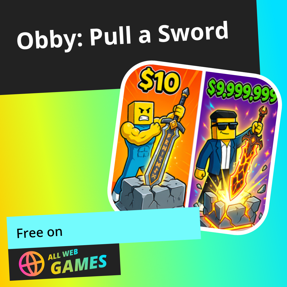 Obby: Pull a Sword (by AppGirl): Play Online For Free On AllWebGames