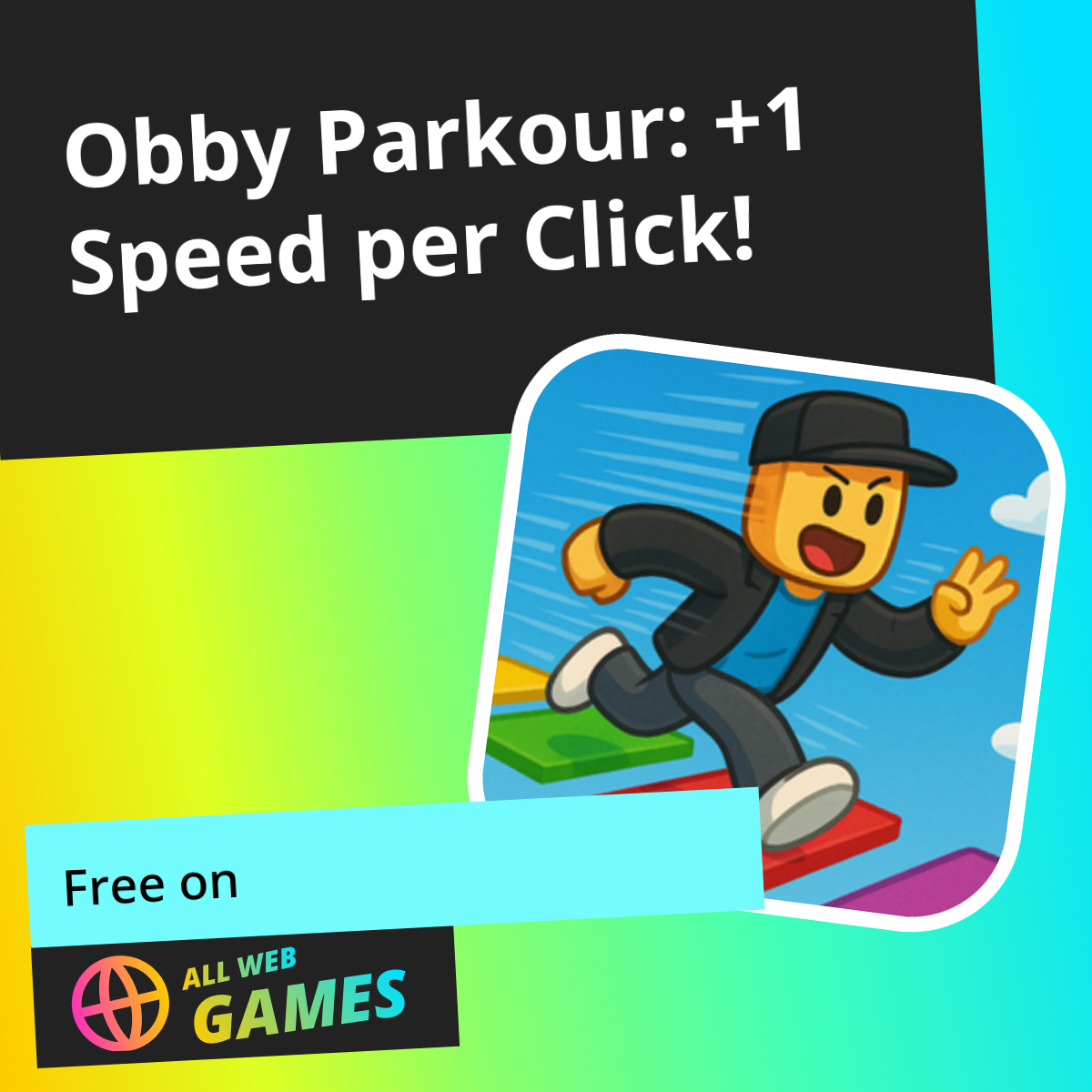 Obby Parkour: +1 Speed per Click! (by Zertek): Play Online For Free On ...