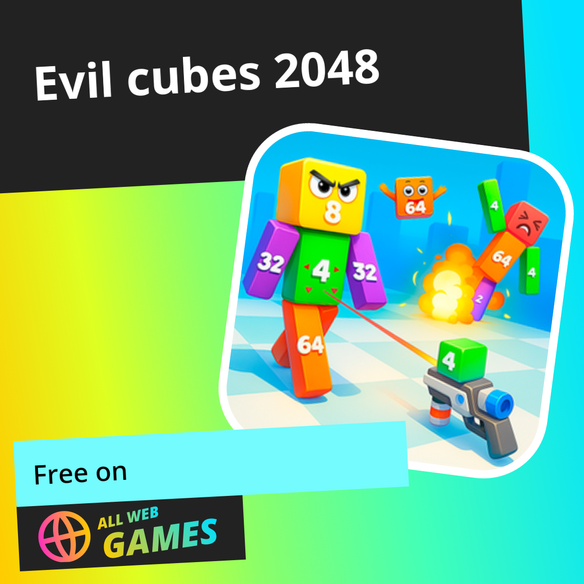 Evil cubes 2048 (by oriken studio): Play Online For Free On AllWebGames
