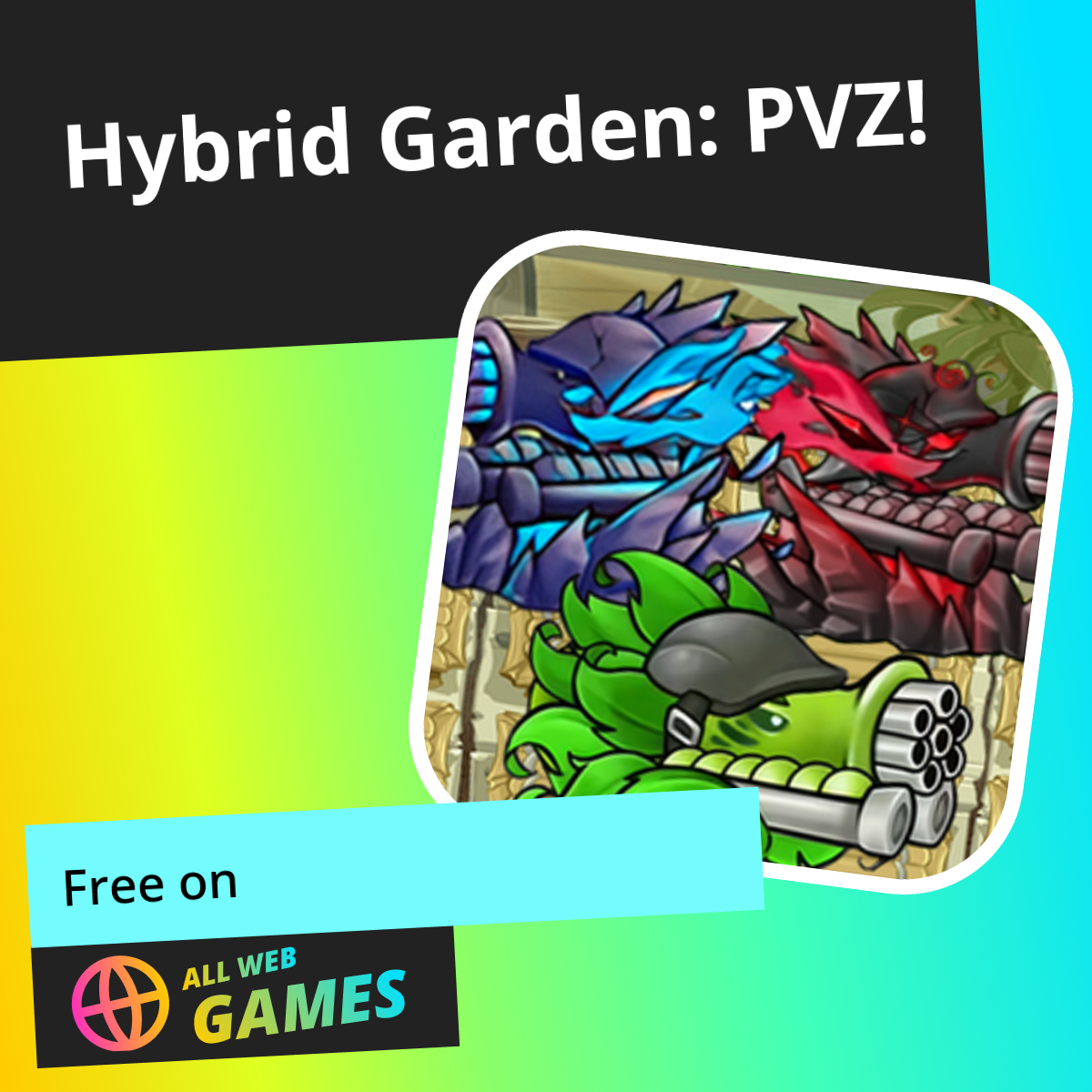 Hybrid Garden: PVZ! (by citrus blot): Play Online For Free On AllWebGames