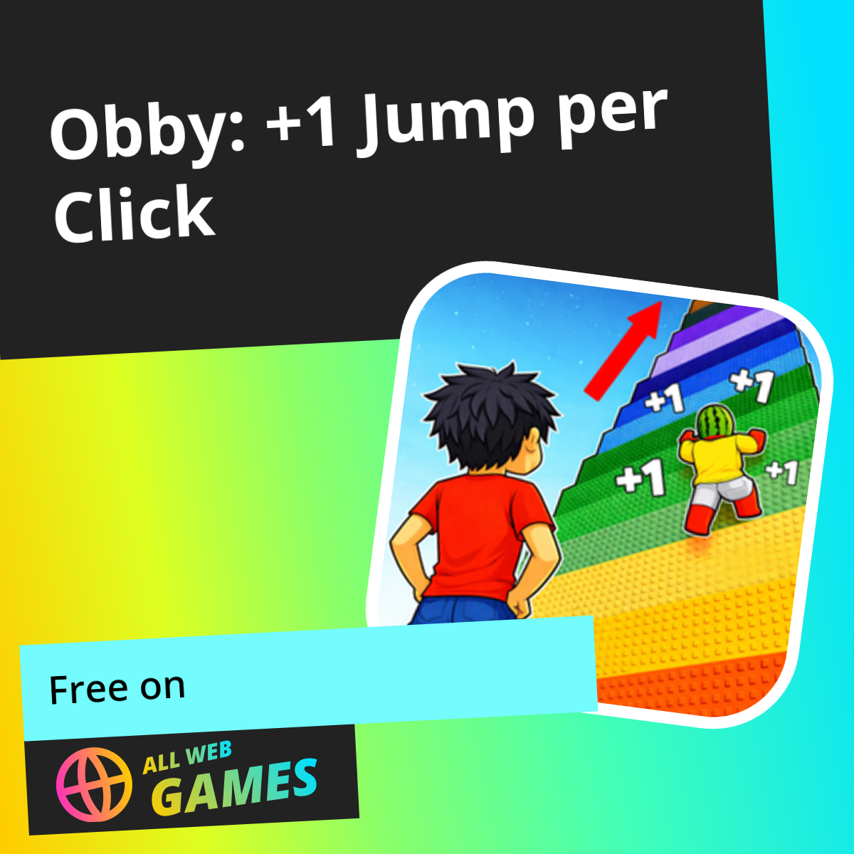 Obby: +1 Jump per Click: Play Online For Free On AllWebGames