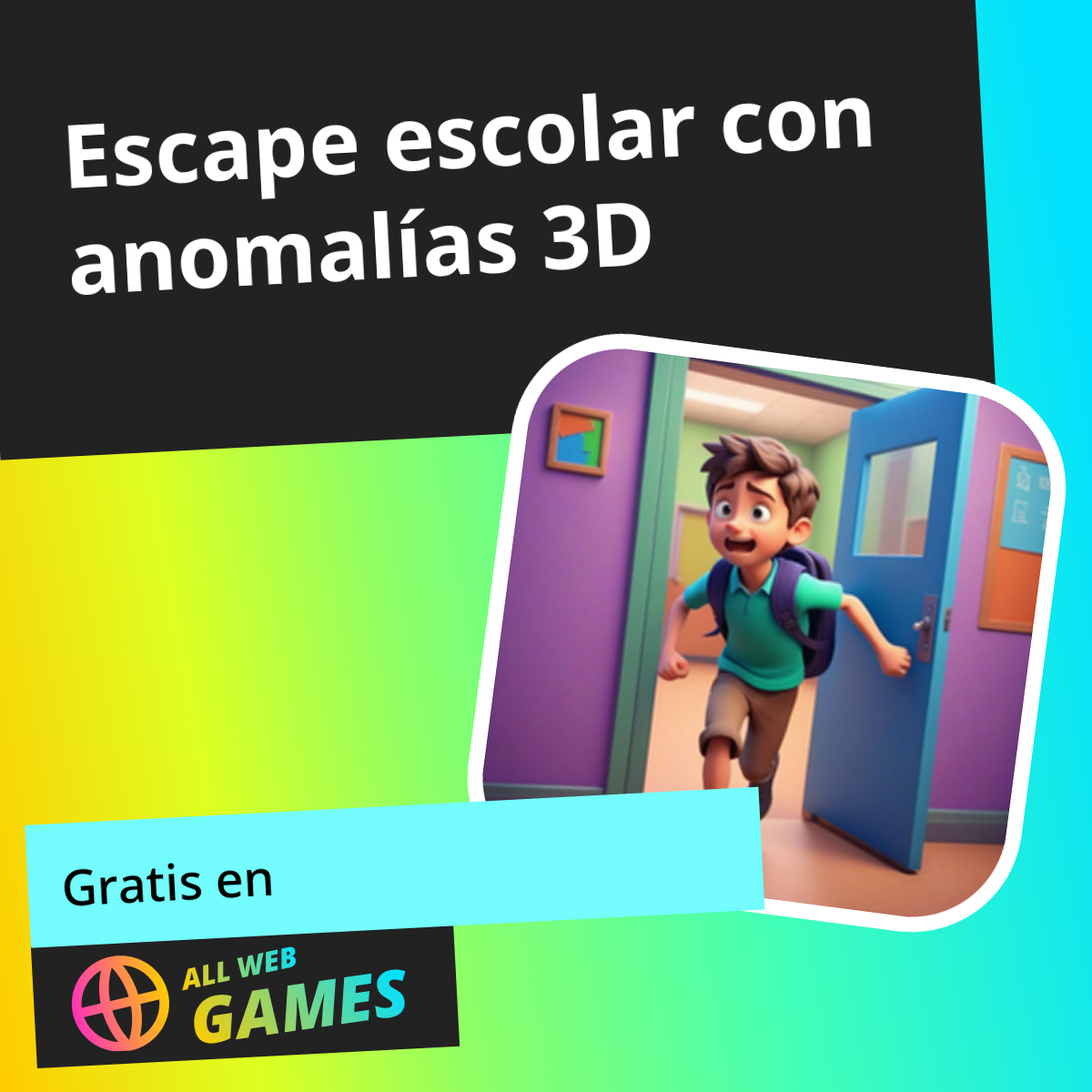 Escape escolar con anomalías 3D: Juega Online Gratis En AllWebGames