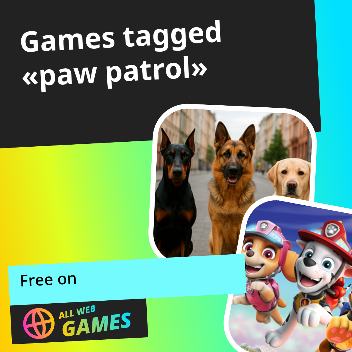 Paw patrol Games - Play Online for Free on AllWebGames