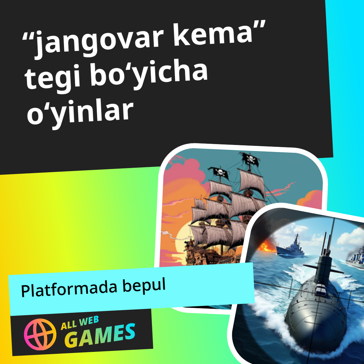 Jangovar kema o‘yinlar — AllWebGamesda onlayn bepul o‘ynang