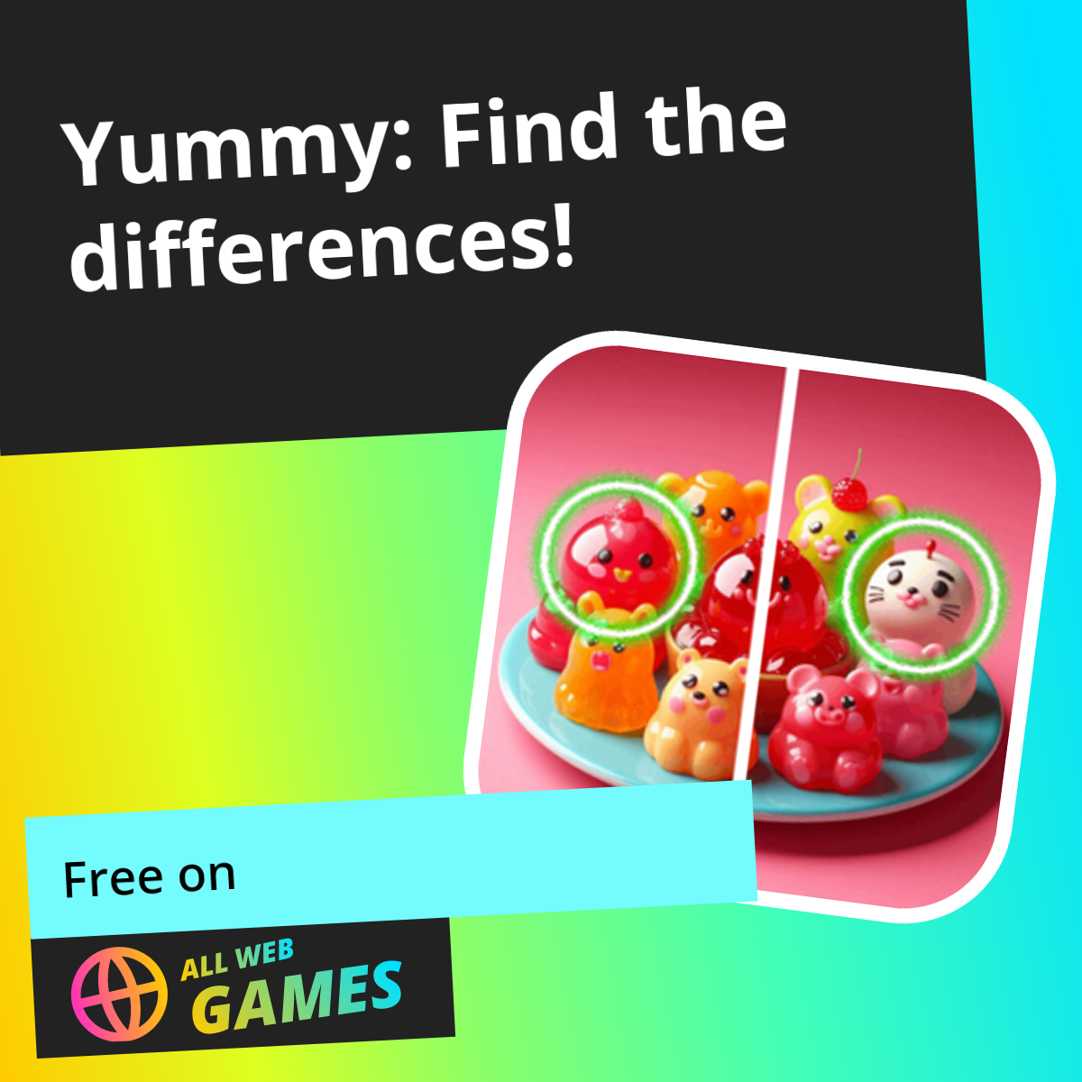 Yummy: Find the differences!: Play Online For Free On AllWebGames