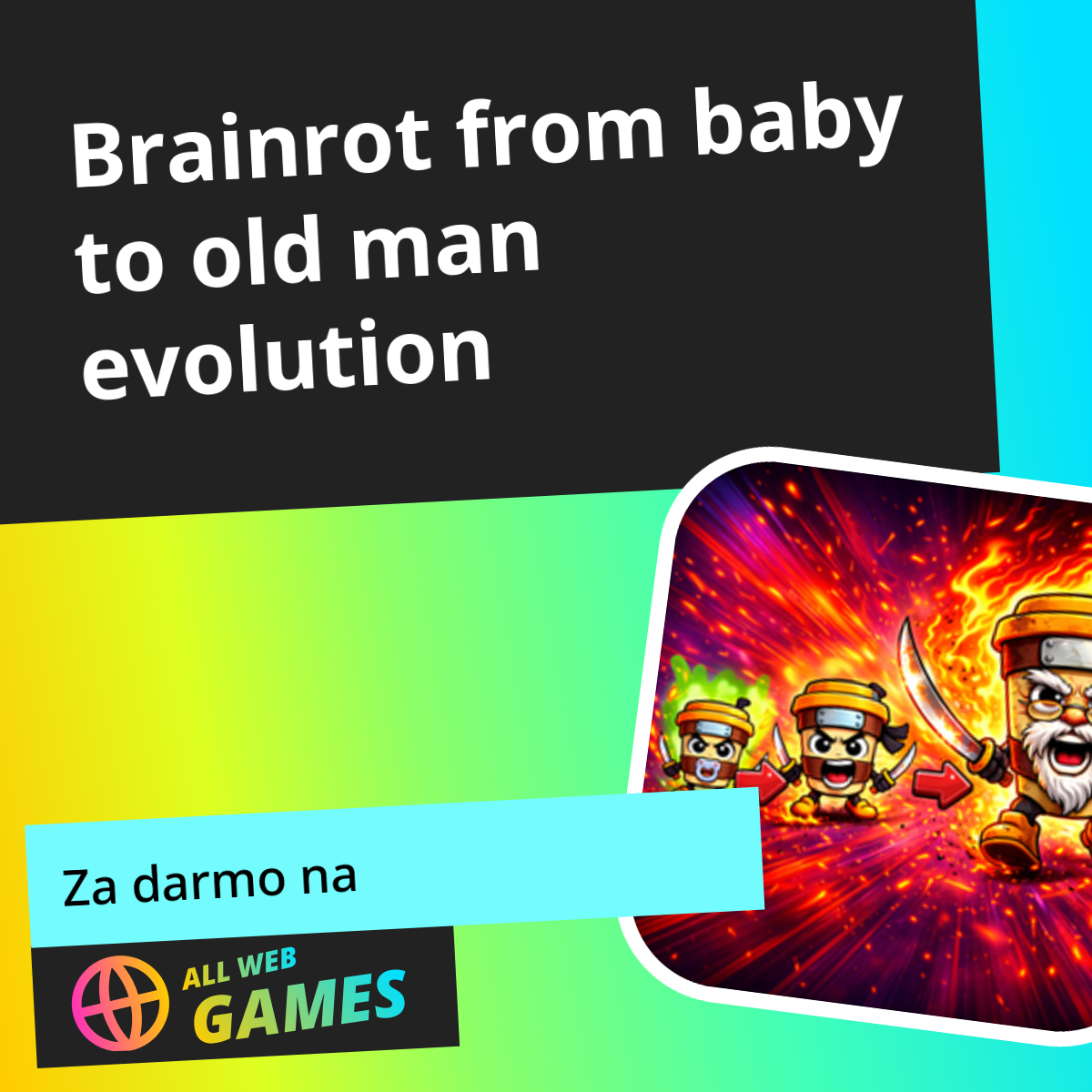Brainrot from baby to old man evolution (autorstwa YouCanGames): Graj ...