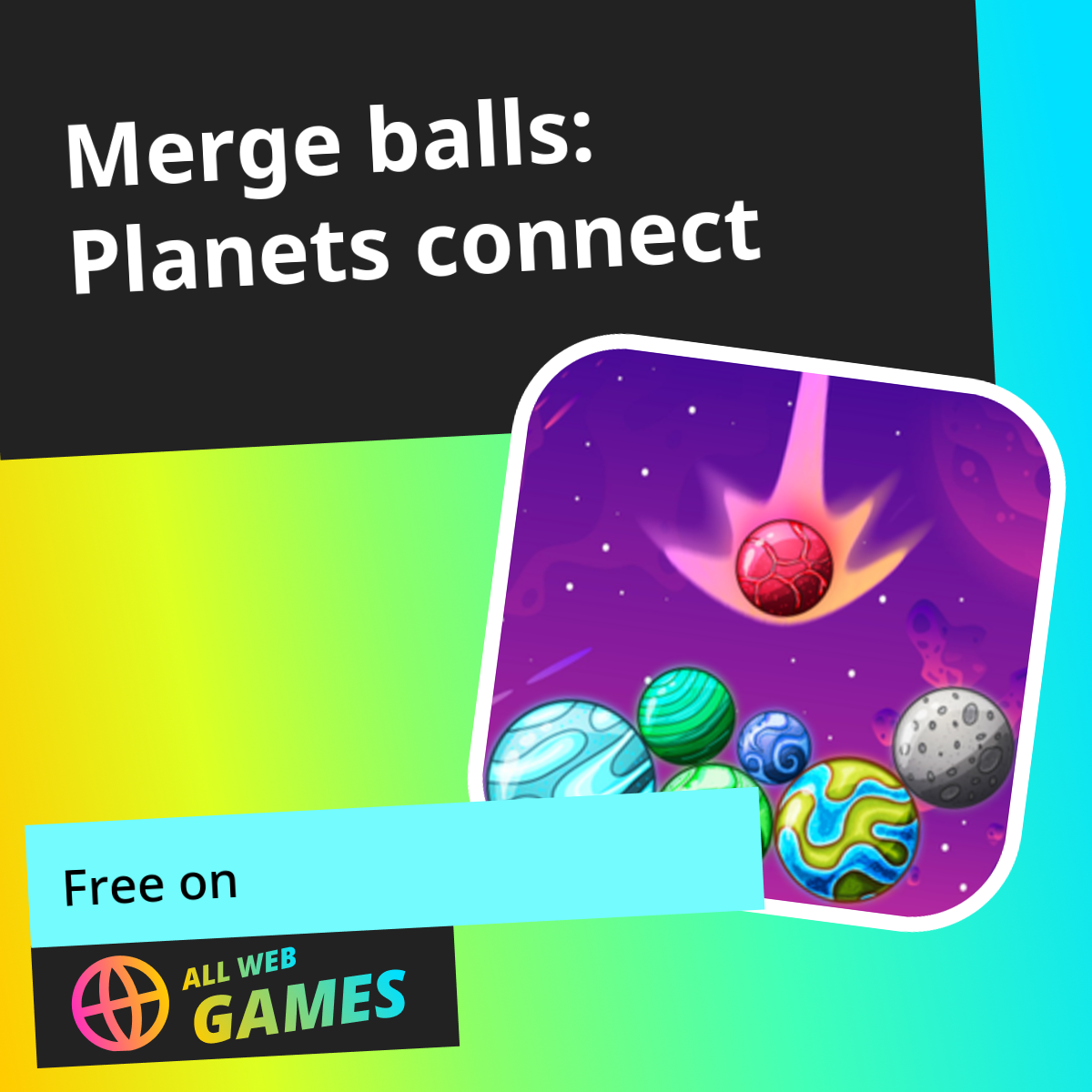 Merge balls: Planets connect (by ManyBits): Play Online For Free On ...
