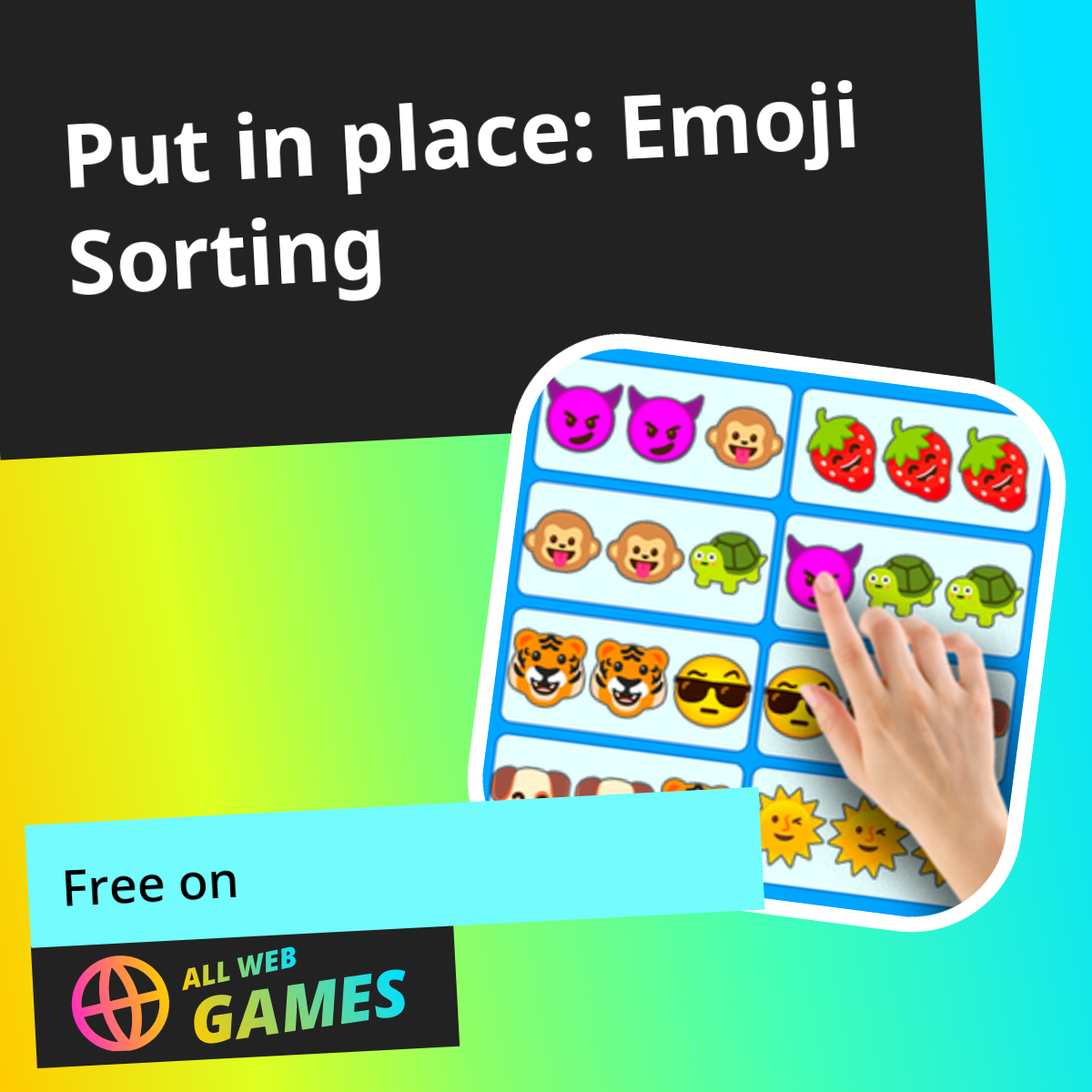 Put in place: Emoji Sorting (by Volohosha): Play Online For Free On ...
