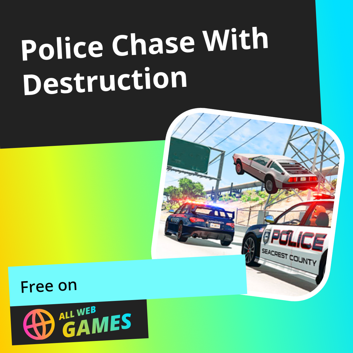 Police Chase With Destruction (by Yeenreally Development): Play Online For Free On AllWebGames