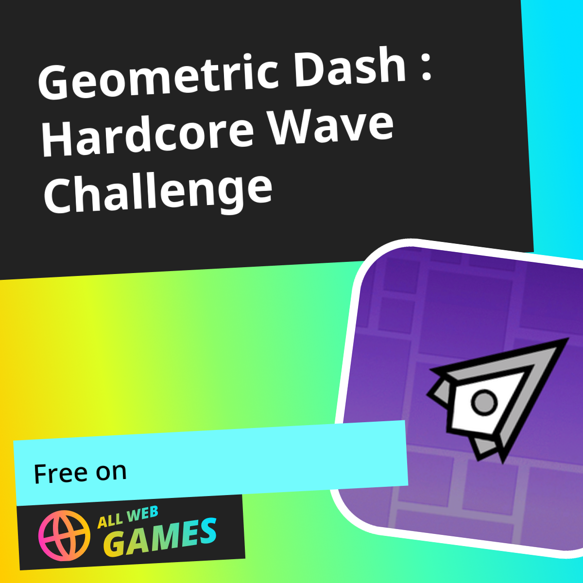 Geometric Dash : Hardcore Wave Challenge (بواسطة ApelsinDev): العب على الإنترنت مجانًا على ...