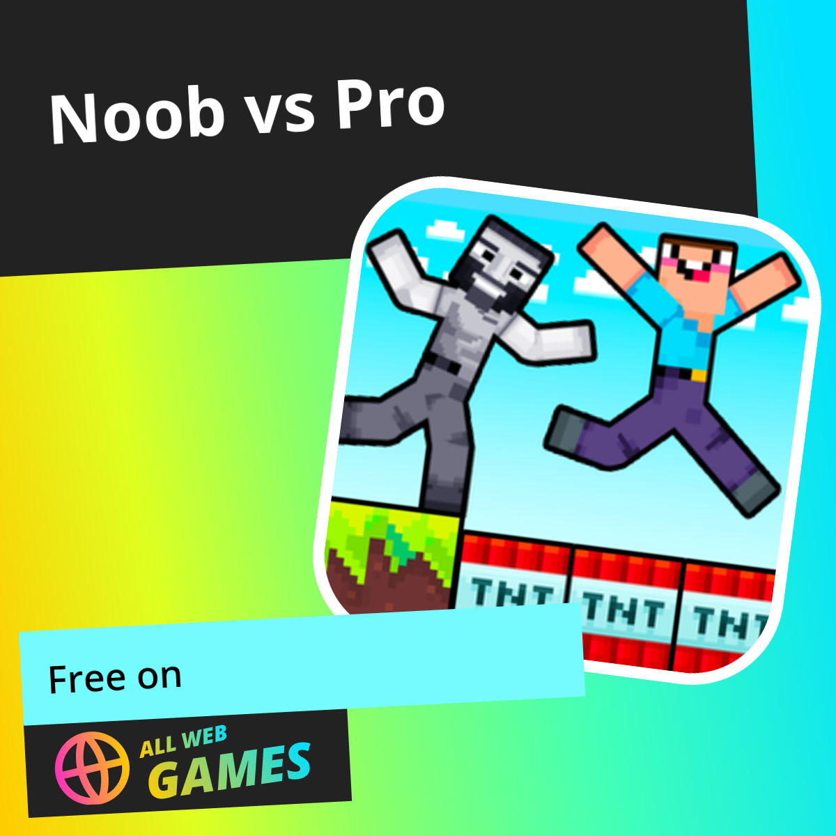 Noob vs Pro: Play Online For Free On AllWebGames