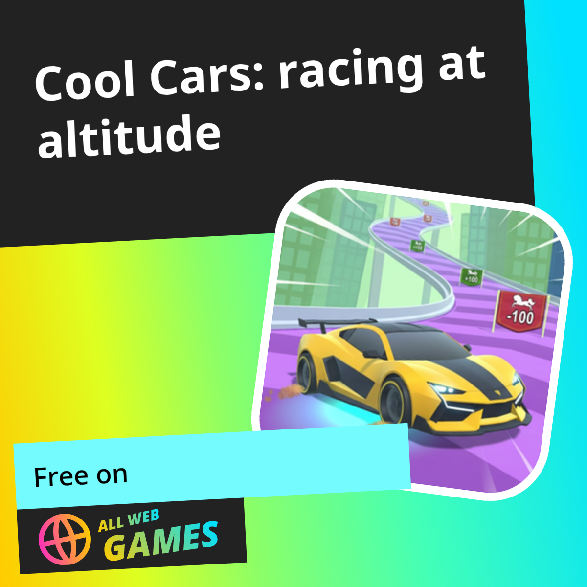 Cool Cars: racing at altitude (by MaxStep): Play Online For Free On ...