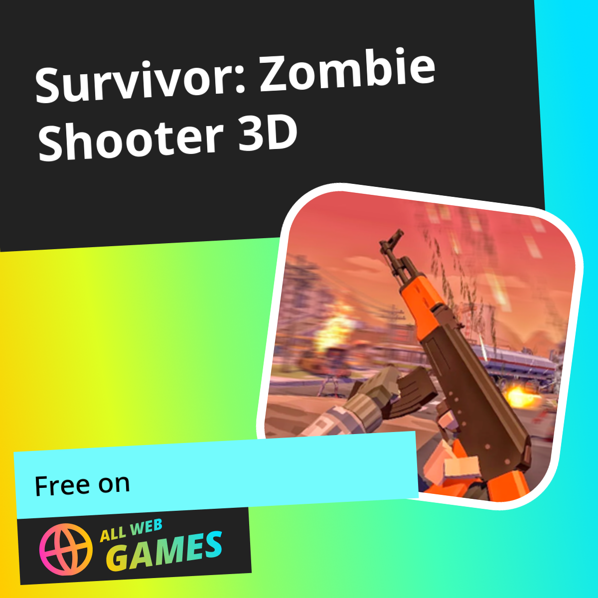 Survivor: Zombie Shooter 3D (by Nepochat): Play Online For Free On ...