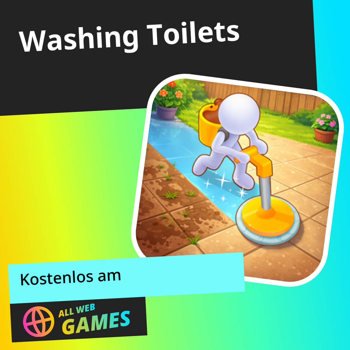 Washing Toilets: Kostenlos online spielen auf AllWebGames