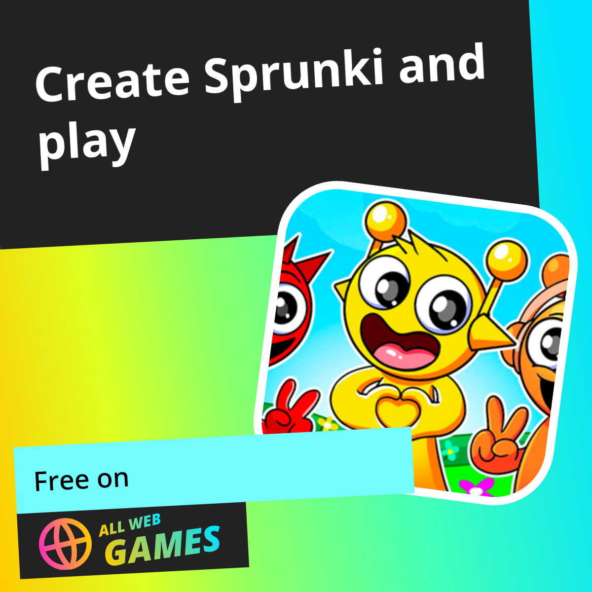 Create Sprunki and play: Play Online For Free On AllWebGames