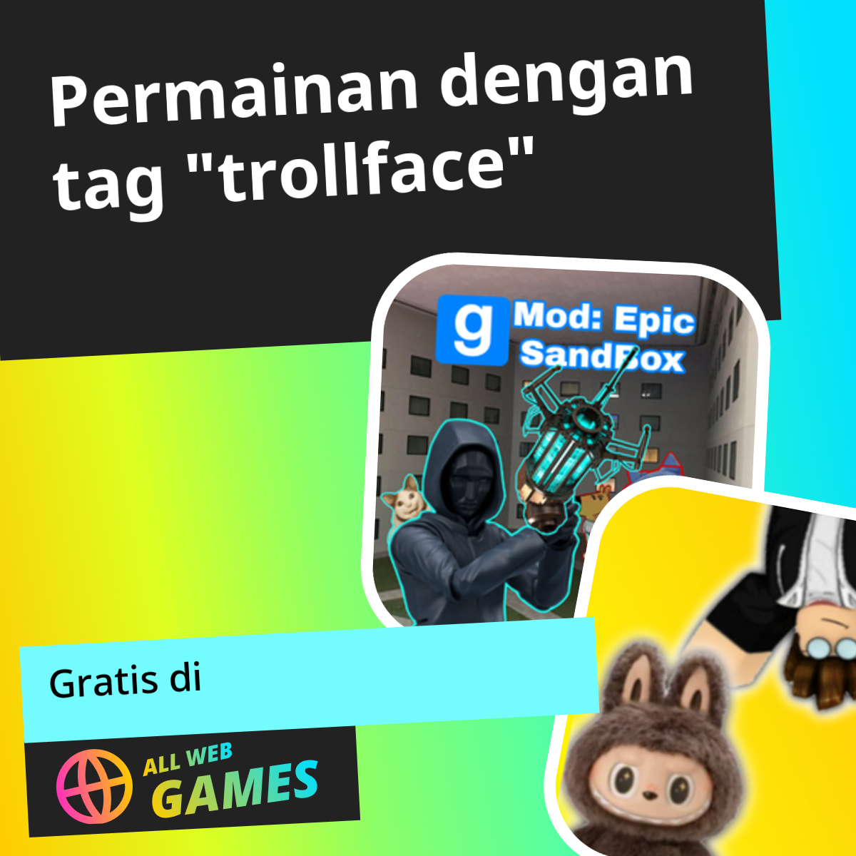 Trollface game - Mainkan Online secara Gratis di AllWebGames