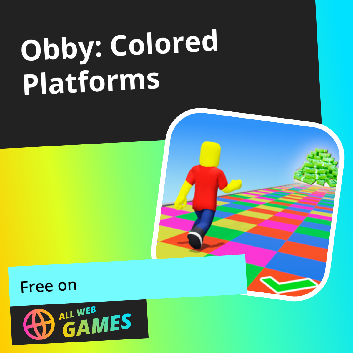 Obby: Colored Platforms (by DOGSTUDIO): Play Online For Free On AllWebGames