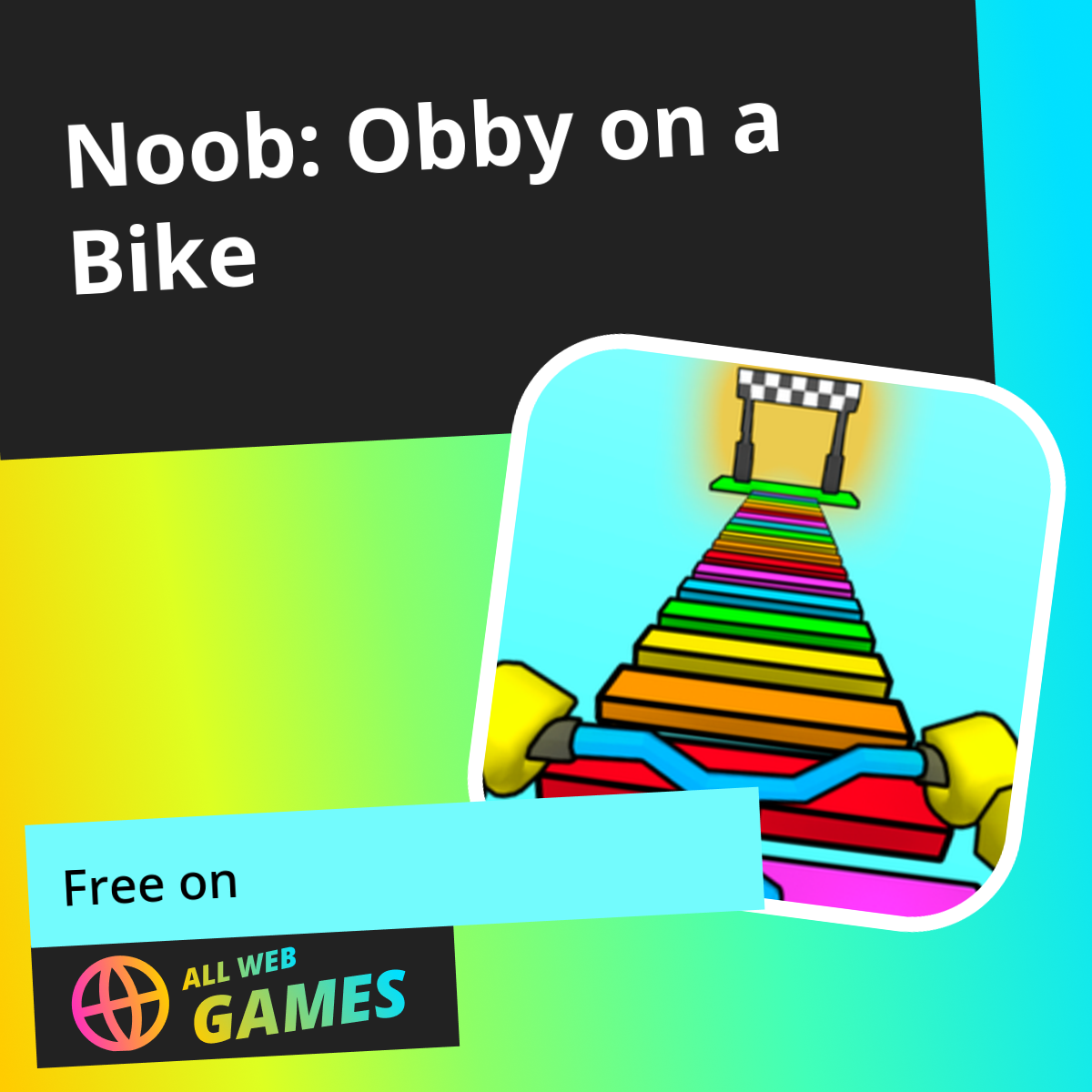 Noob: Obby on a Bike (by Hamster Studio): Play Online For Free On AllWebGames
