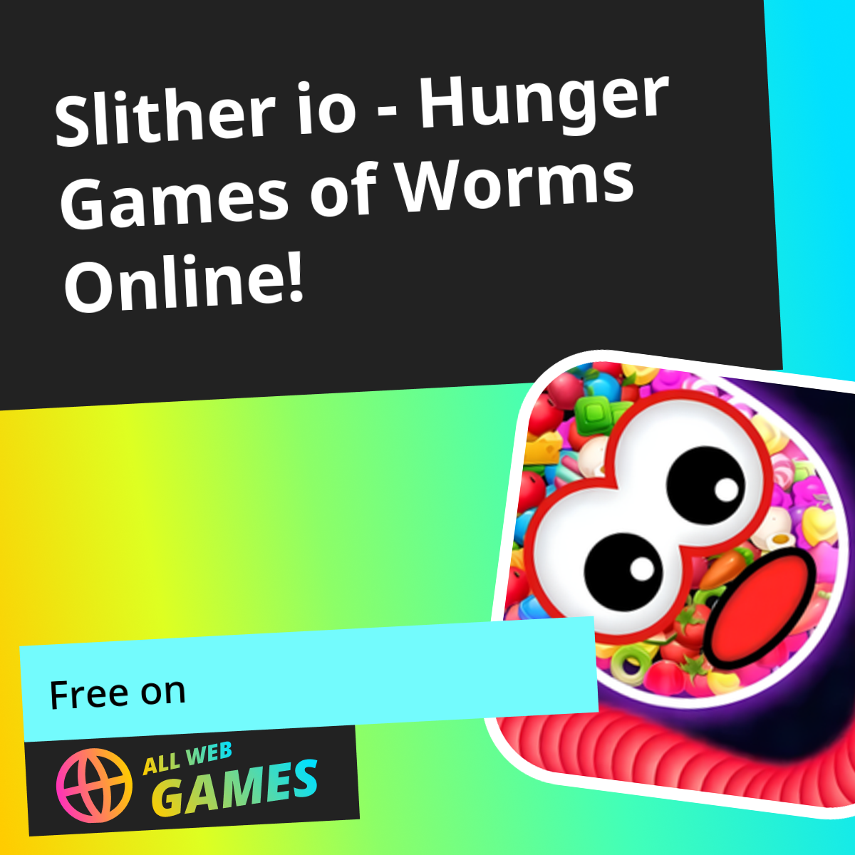 Slither io - Hunger Games of Worms Online! (by Featured Games): Play Online For Free On AllWebGames