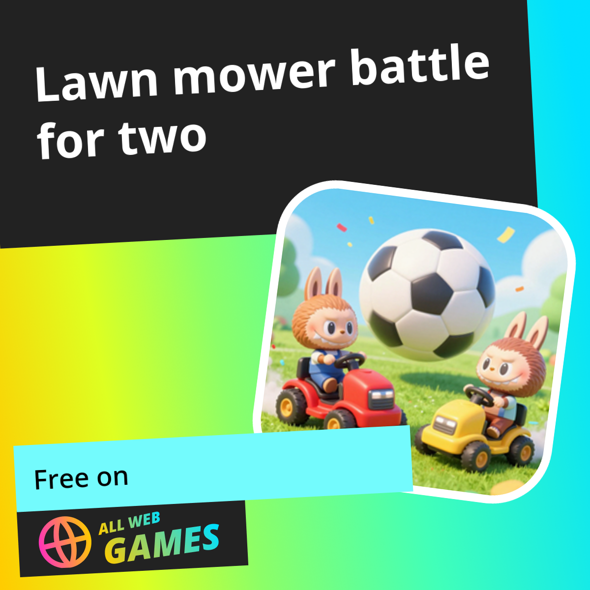 Lawn mower battle for two: Play Online For Free On AllWebGames