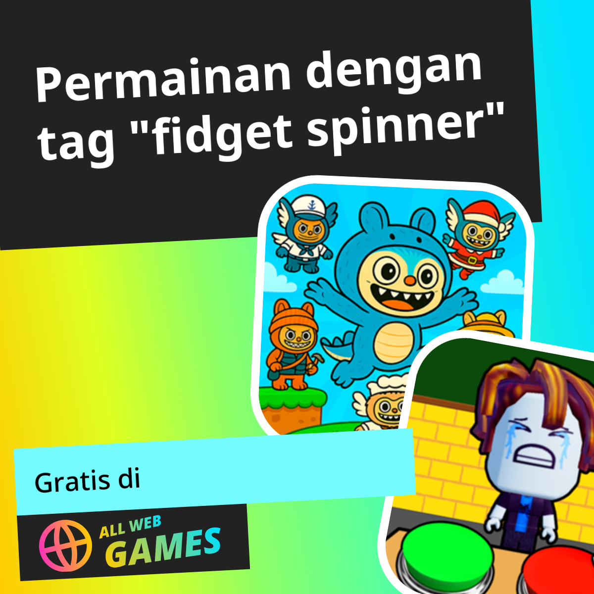 Fidget spinner game - Mainkan Online secara Gratis di AllWebGames