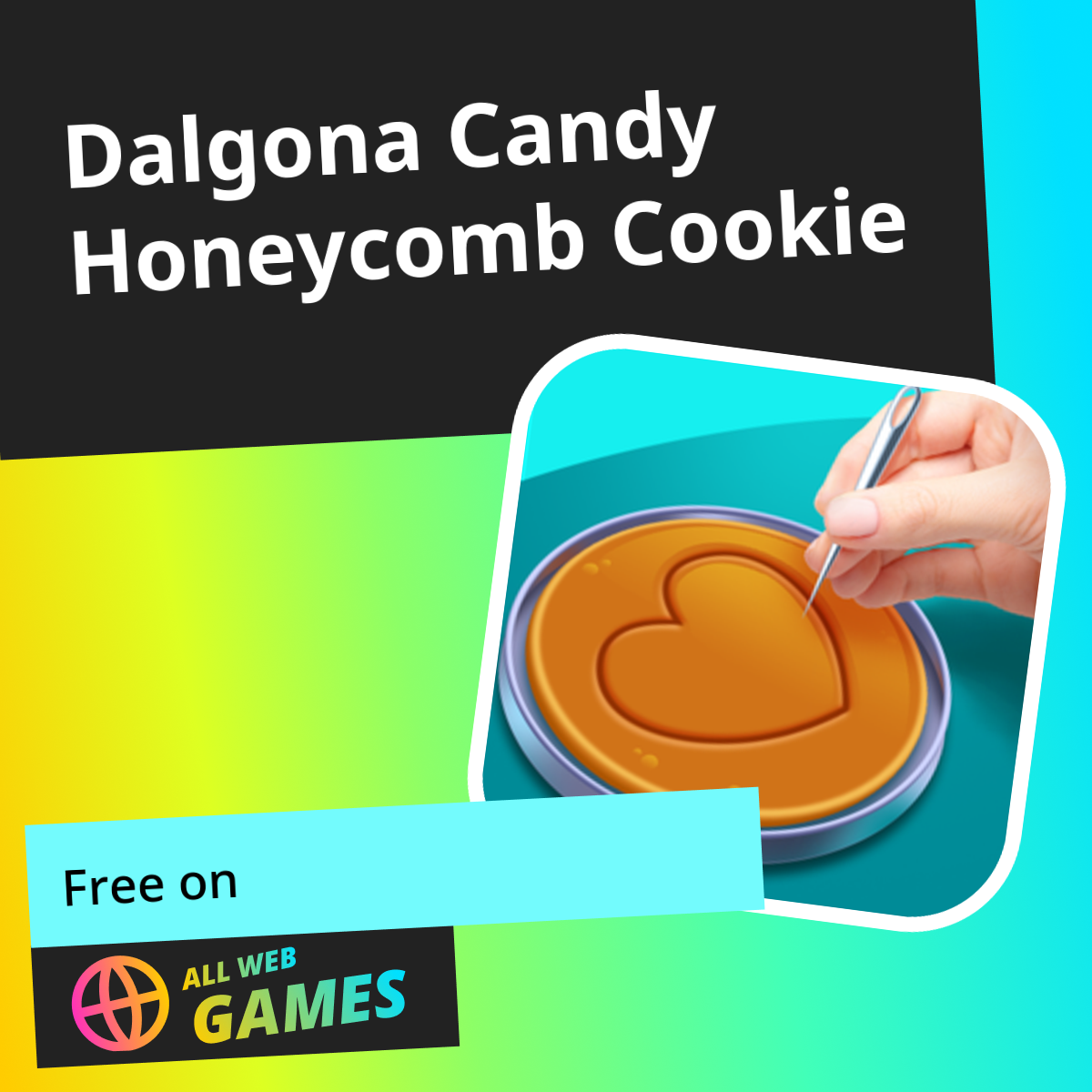 Dalgona Candy Honeycomb Cookie (by Dobro Games): Play Online For Free On AllWebGames