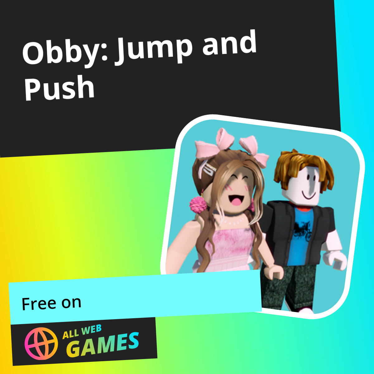Obby: Jump and Push (by Quetzalcoatl Games): Play Online For Free On AllWebGames