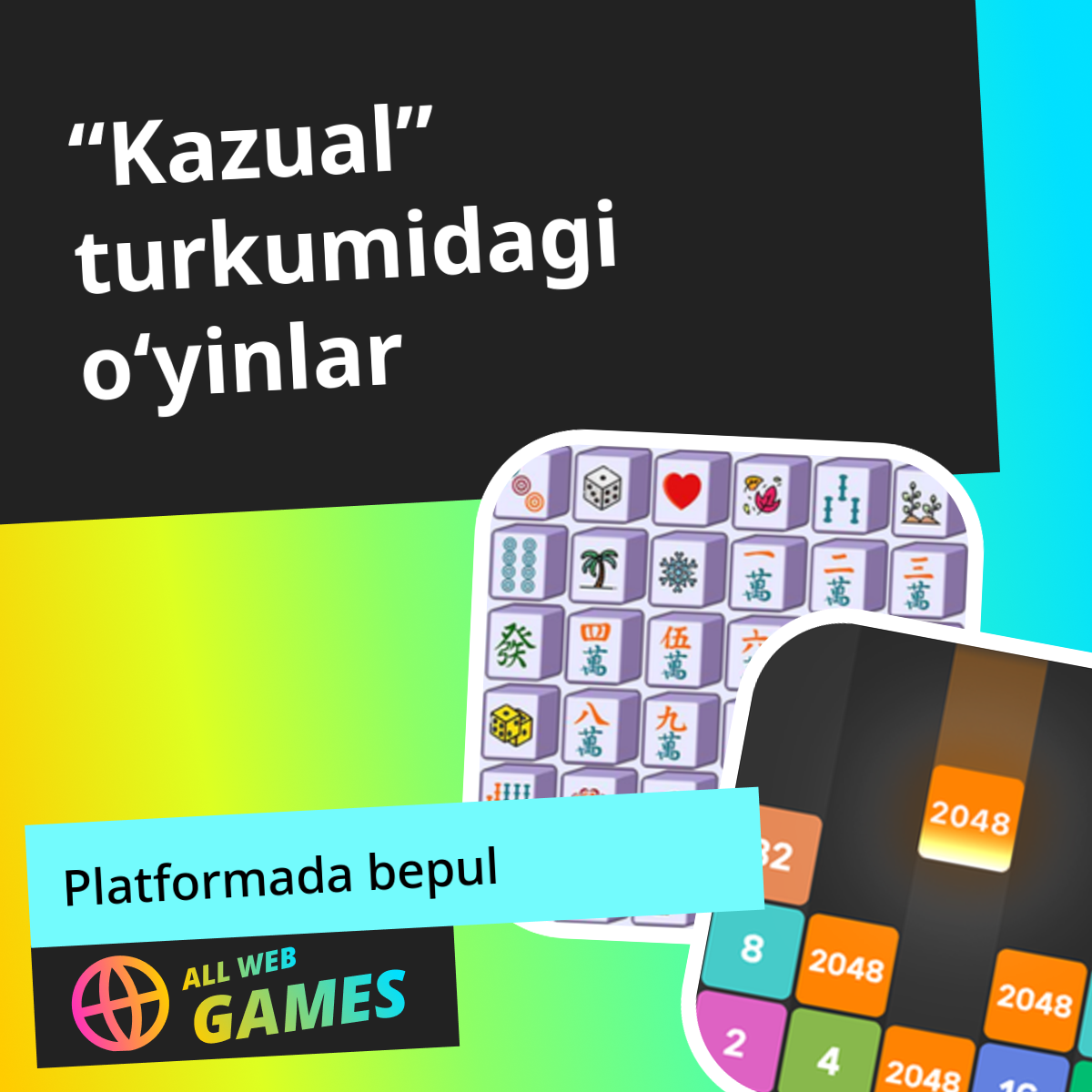 Kazual o‘yinlar — AllWebGamesda onlayn bepul o‘ynang